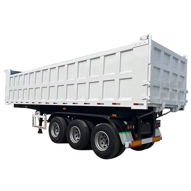 3 Axle Steel End Dump Trailers factory_supplier_manufacturer - Shandong ...