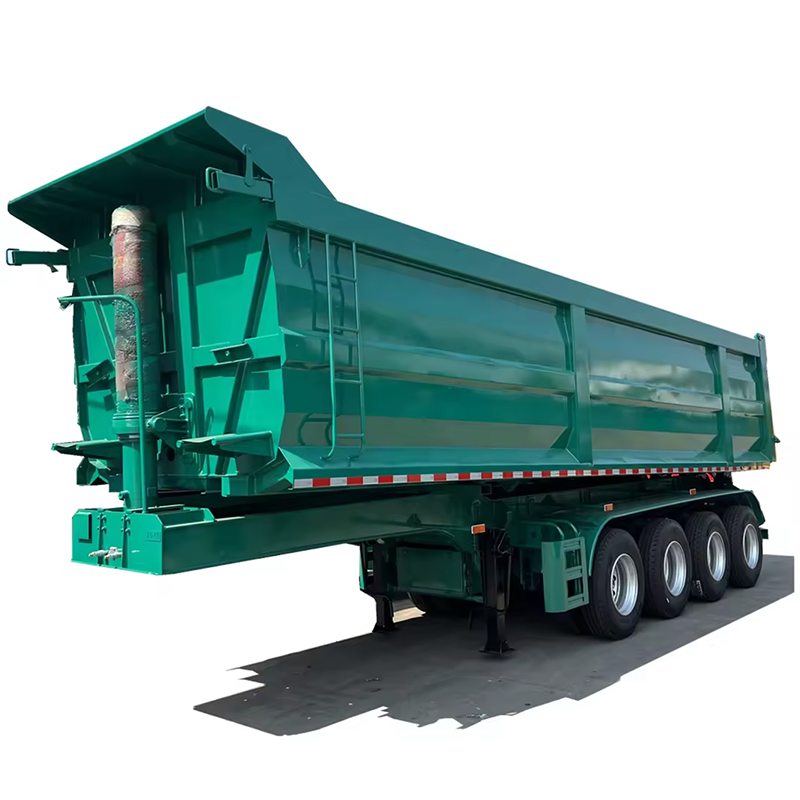 4 Axle End Dump Trailer factory_supplier_manufacturer - Shandong New ...