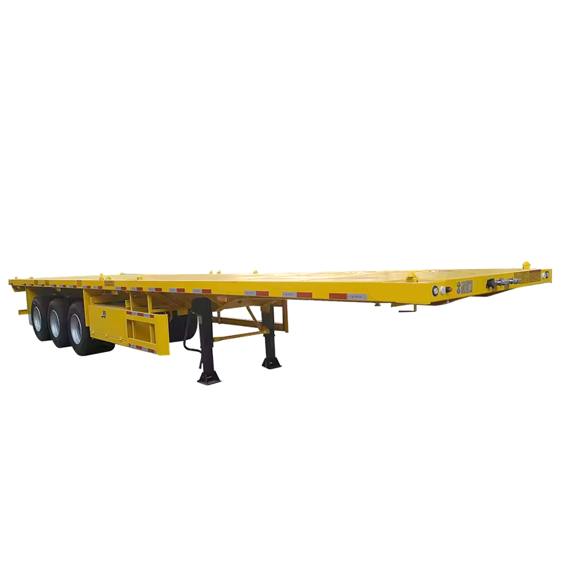 40 Foot Tri Axle Flat Deck Trailer For Sale factory_supplier ...