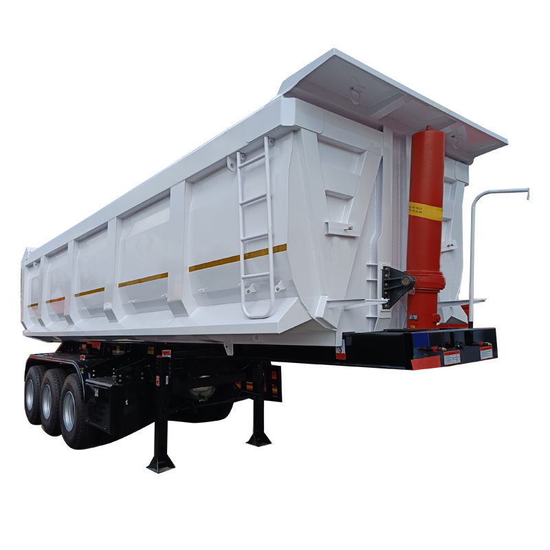 3 Axle End Dump Semi Trailer factory_supplier_manufacturer - Shandong ...