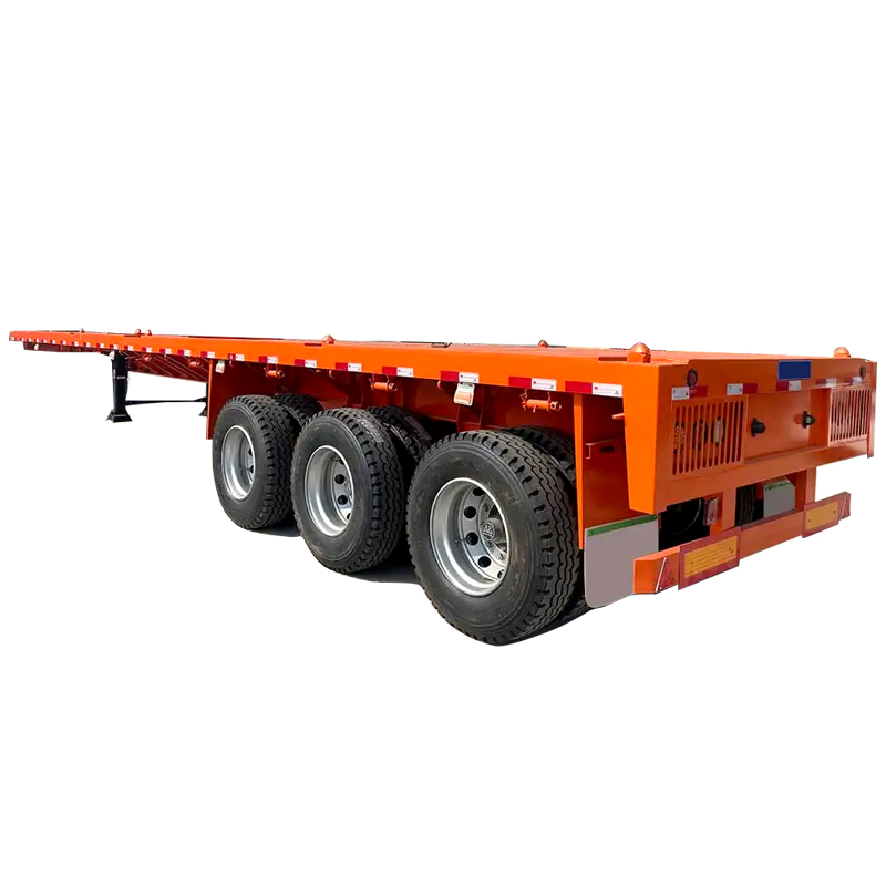 3 Axle Heavy Duty Flatbed Semi Trailer factory_supplier_manufacturer ...